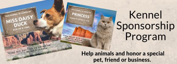 Kennel Sponsorship Program - Humane Society of Sedona